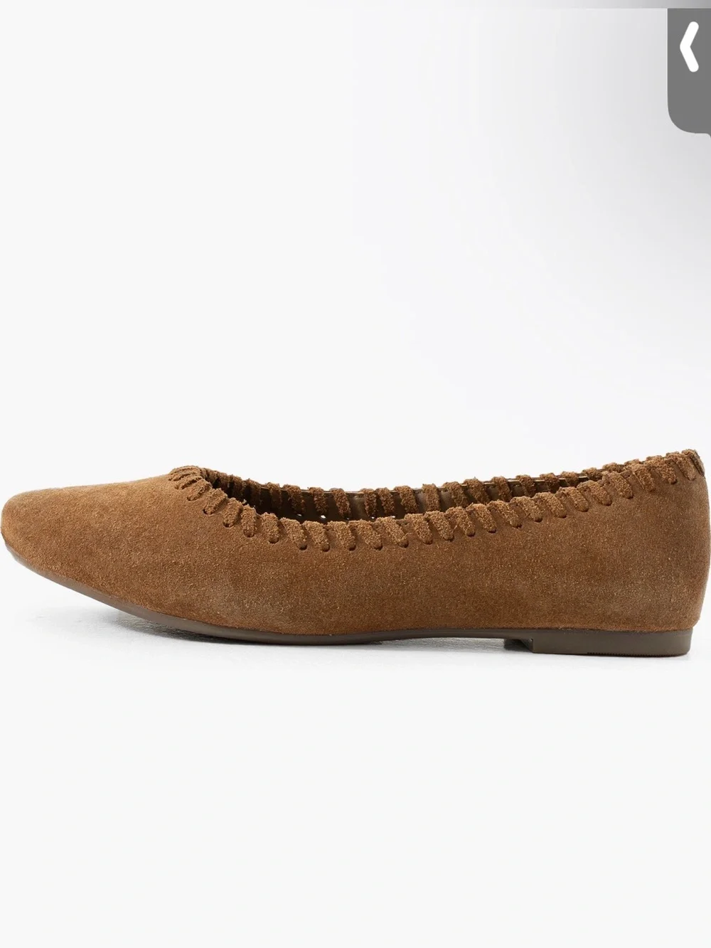 Jelavu | Shoes | Jelavu Ella Whipstitch Suede Ballet Flat New Without ...